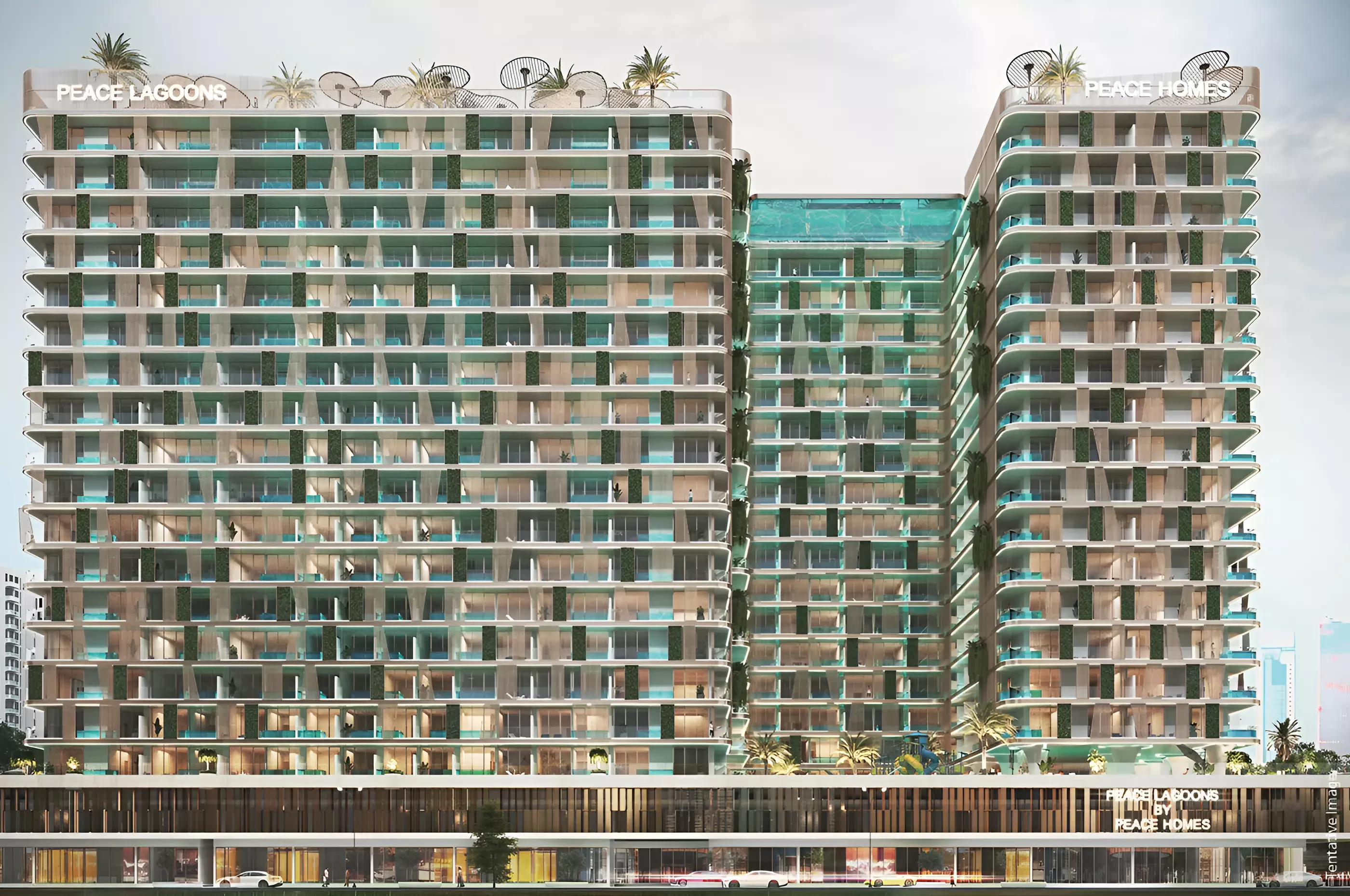 Peace Lagoons Phase 2 by Peace Homes Group - in Dubai Land Residence ...
