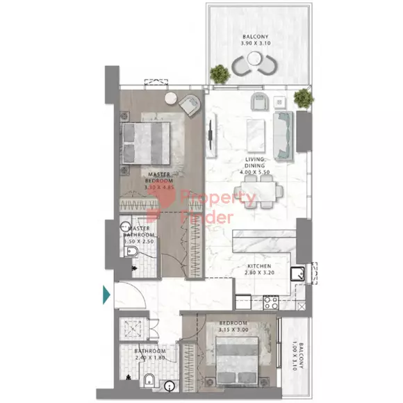 Golf Gate 2 - in DAMAC Hills by Damac Properties | Property Finder UAE