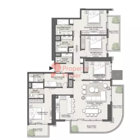 Emaar Beachgate Project by Emaar Properties | Property Finder UAE