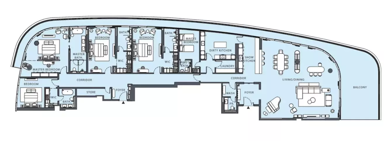 Al Danah Residential Tower - in Al Marjan Island by Dubai Investment ...